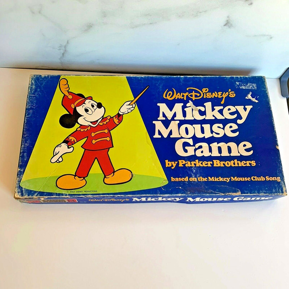 Parker Brothers | Toys | Vintage 976 Walt Disneys Mickey Mouse Board ...